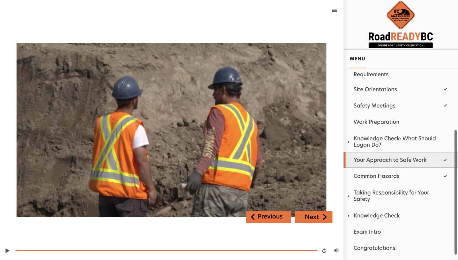 Standardized Safety Training - RoadReadyBC