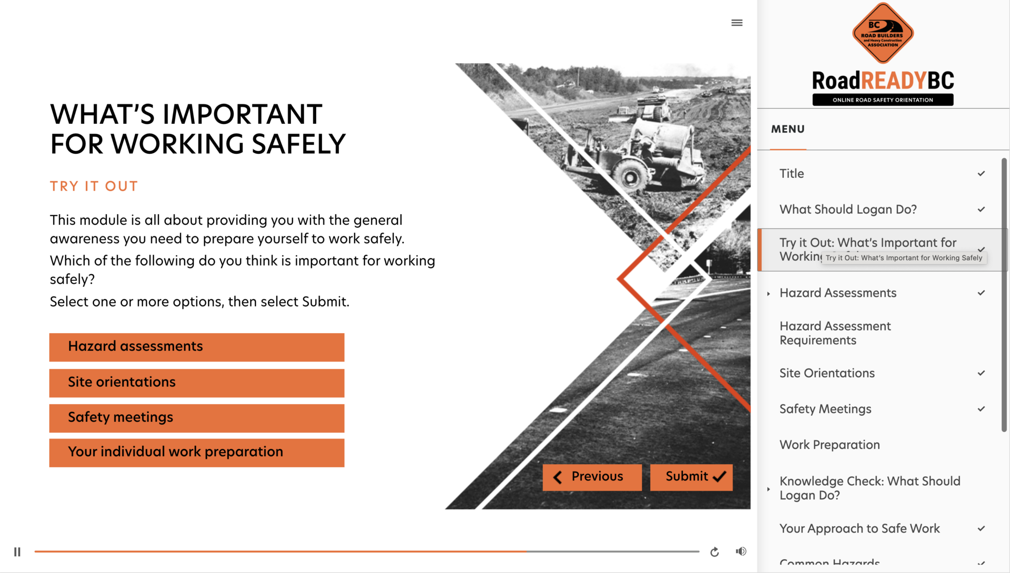 Standardized Safety Training - RoadReadyBC
